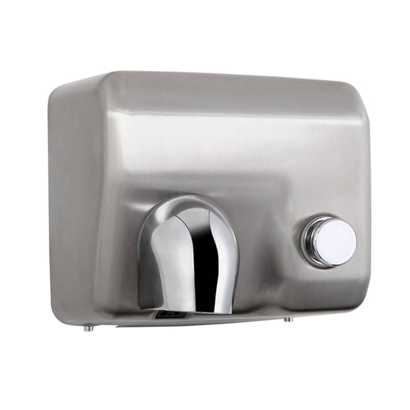 Hiflow Plus Stainless Steel Brushed Hand Dryer In Public Washroom ...