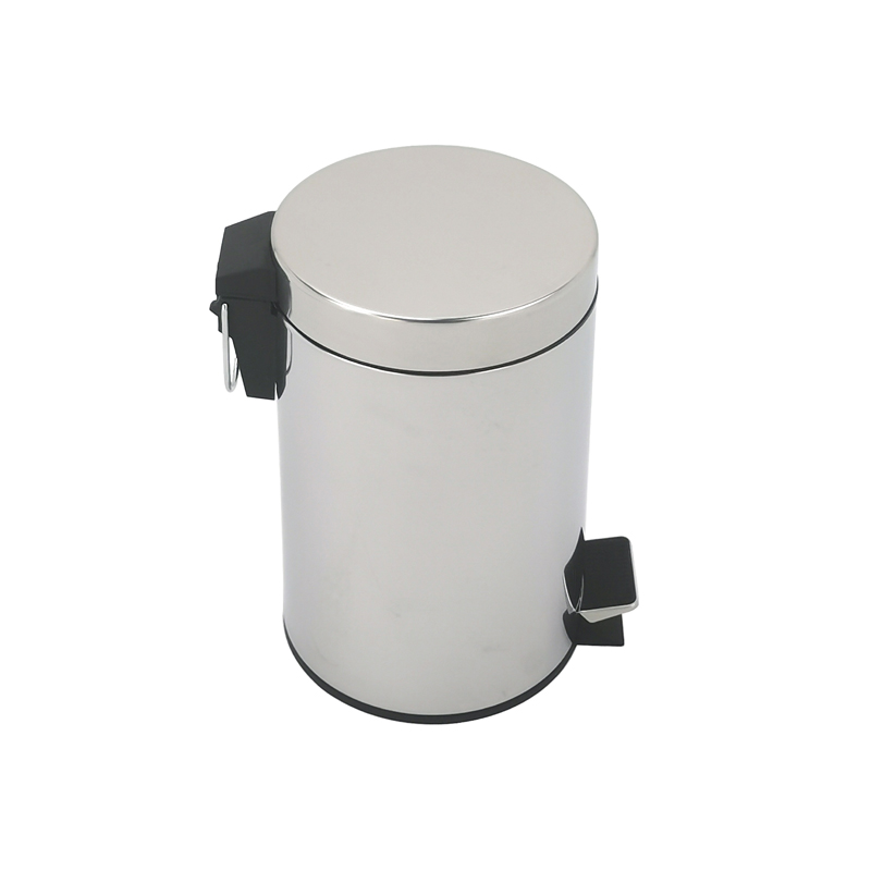 Stainless Steel Garbage Circular Bin In Public Washroom & Bathroom For Sale