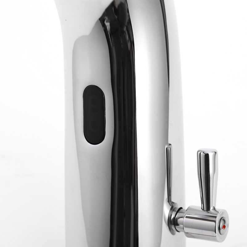 Sensor Operated Faucet Surface Mounted In Public Washroom & Bathroom ...