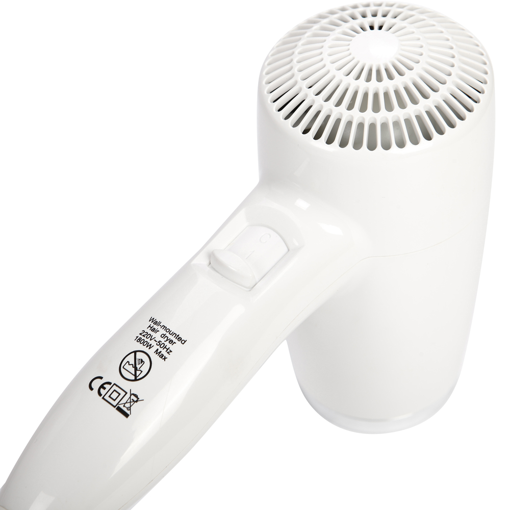Gun-like ABS White Hair Dryer for Individianl Use In Public Washroom ...