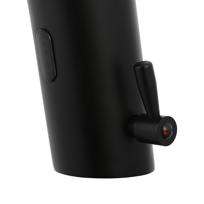 Matte Black Sensor Sink Tap Mixer In Public Washroom & Bathroom For Sale