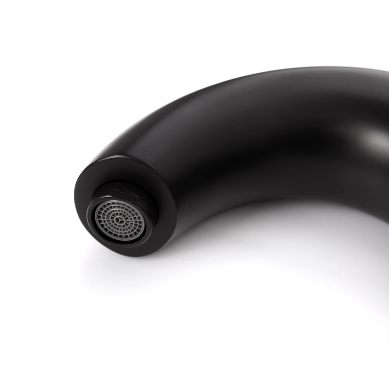 Matte Black Sensor Sink Tap Mixer In Public Washroom & Bathroom For Sale